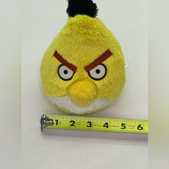Toys | Angry Birds Yellow Black Chuck Plush 8 No Sound Commonwealth ...
